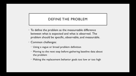 Dive Process Problem Solving
