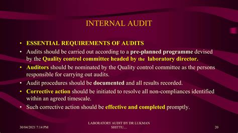 Laboratory Audit Ls Pdf