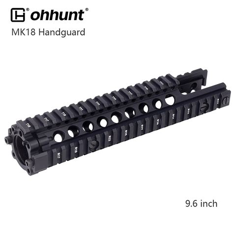 Ohhunt Mk18 Handguard Quad Rail Drop In Design With Front Sight Cutout Ohhunt