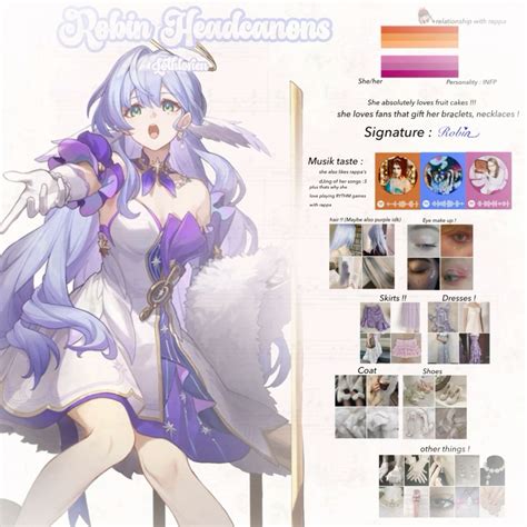 Robin Hsr My Headcanons ꔫ ﹤ In 2025 Headcanon Robin Gamer Girl