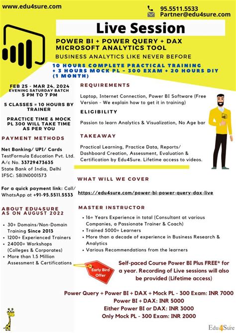Deepak Goel On Linkedin Power Bi Live Batch Edu4sure
