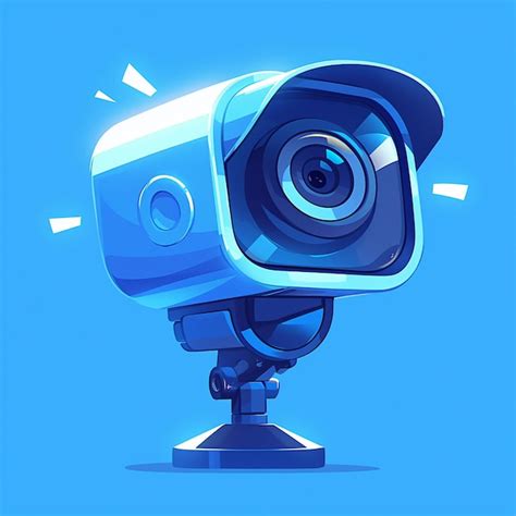 Premium Vector Smart Home Security Camera With Motion Detection