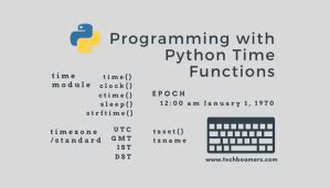 Python Time Functions Explained TechBeamers