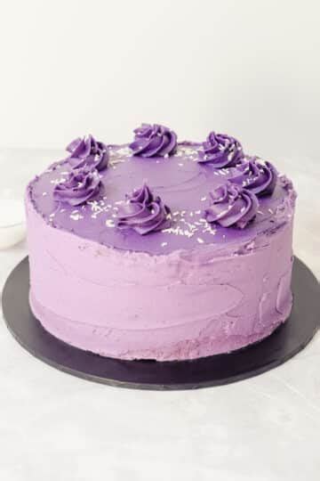 Easy Ube Cake With Ube Extract Sweet Mouth Joy