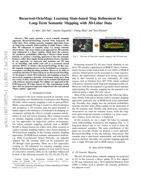 Recurrent Octomap Learning State Based Map Refinement For Long Term