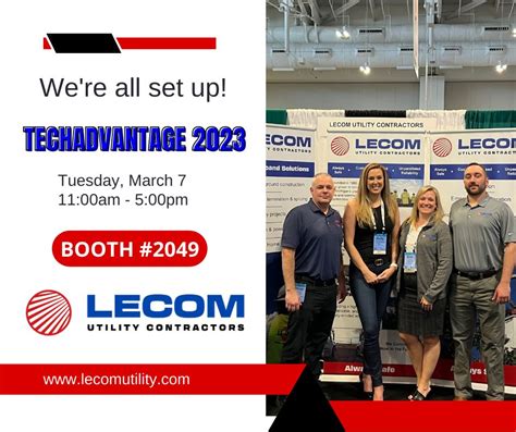 Lecom Utility Contractors On Linkedin Techadvantage Tradeshow Nashville
