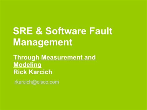 software fault management ppt