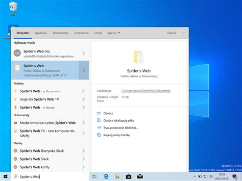 windows 10 w wersji 1903 wszystkie informacje w jednym miejscu