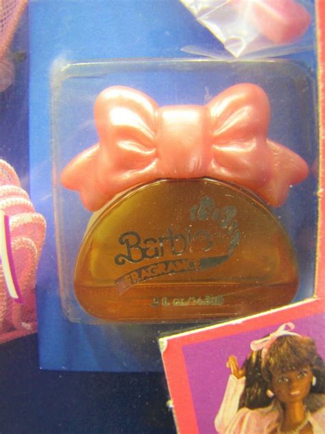 Vtg 1987 Mattel Perfume Pretty Barbie In Box~nos~never Opened~african