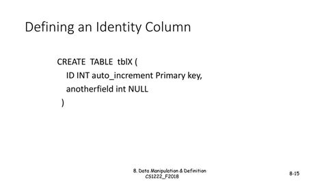Cs1222 Using Relational Databases And Sql Ppt Download