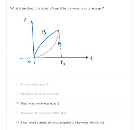 solved what is tru about the objects a and b in this