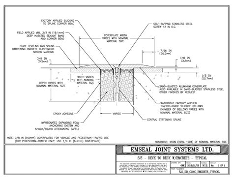 Expansion Joint Details · Bim · Cad · Dwg · Dwf · Sika Emseal