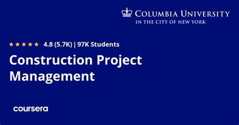 Construction Project Management Coursya