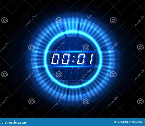 Countdown Clock Counter Vector Digital Timer 114317355