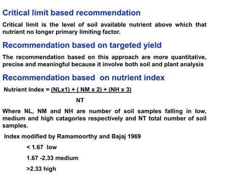 Soil Parameters Analysis Protocols Interpretation And Fertilizer Recommendations Pptx Soil Parameters Analysis Protocols Interpretation And Fertilizer Recommendations Pptx