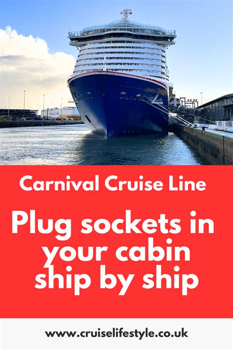 what are the plug sockets on carnival cruises