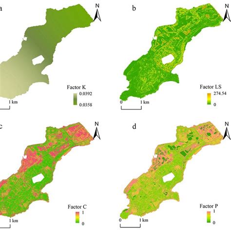 The Spatial Distribution Of K Factor A Ls Factor B C Factor C Download Scientific