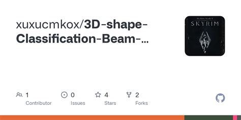 Github Xuxucmkox3d Shape Classification Beam Search