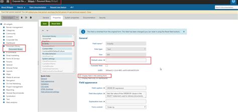 Sorting Sort Documents In Kentico 9 Document Library Widget Stack