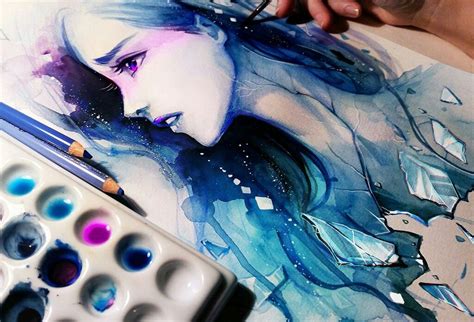 Катя. Зерцалия. Е.Гаглоев. | Identity art, Art drawings, Drawings