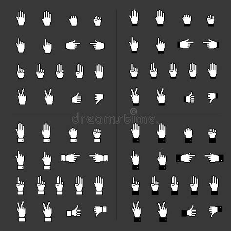 Pixelated Mouse Pointers Stock Illustrations 39 Pixelated Mouse