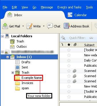 How To Create A New Folder Under Your Inbox Toolkit Support