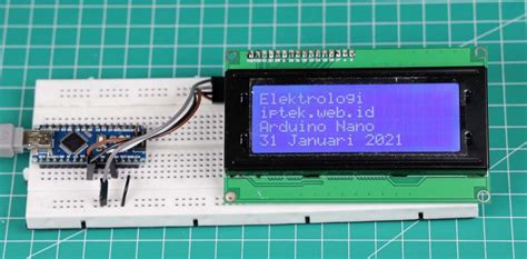 Arduino Nano Dengan Display Lcd 20x4 Serial I2c Elektrologi