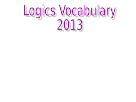 Ppt Unit 5 Geometry Logic Vocabulary Dokumentips