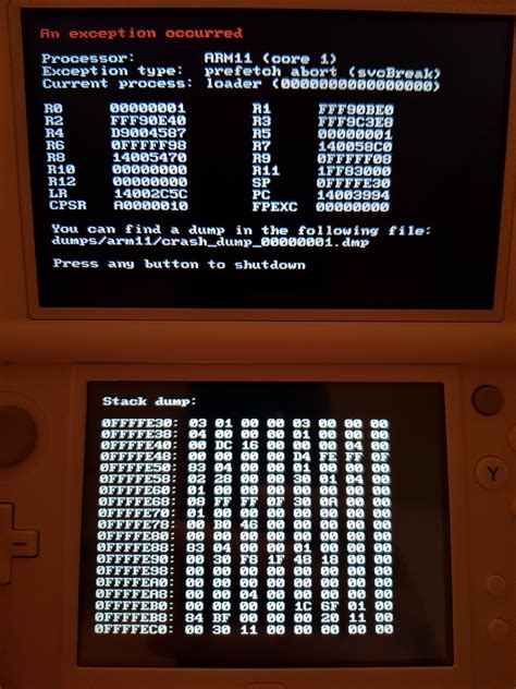 arm11 exception error on toki tori 3d game · issue 750 · lumateam