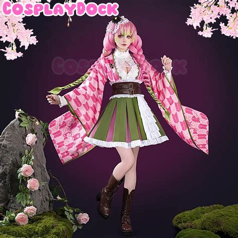 Cosplaydock Anime Demon Slayer Cosplay Costume 5th Anniversary Mitsuri