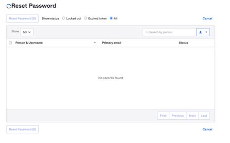 Reset Password And Reset Multifactor Lists Are Always Empty Questions Okta Developer Community