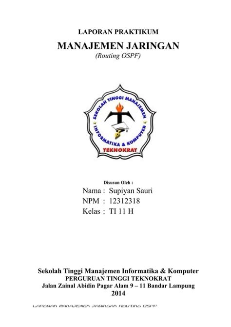 Laporan Routing Ospf Doc