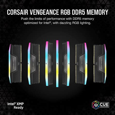 Corsair Vengeance Rgb 96gb 2 X 48gb 288 Pin Pc Ram Ddr5 7200 Pc5 57600 Desktop Memory Model