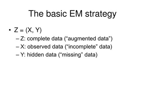 PPT The EM Algorithm Part PowerPoint Presentation Free Download ID