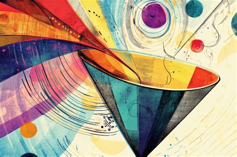 Abstract Artwork Features A Swirling Spiral Design With Vibrant Colors And Cosmic Patterns