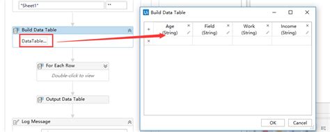 uipath中execl中的build data和add data row 知乎