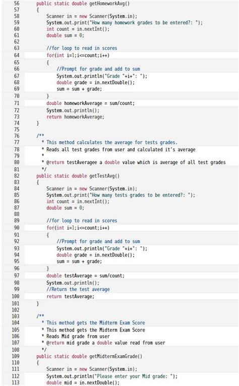 Solved רן GradeCalculatorUsing Methods java import Chegg