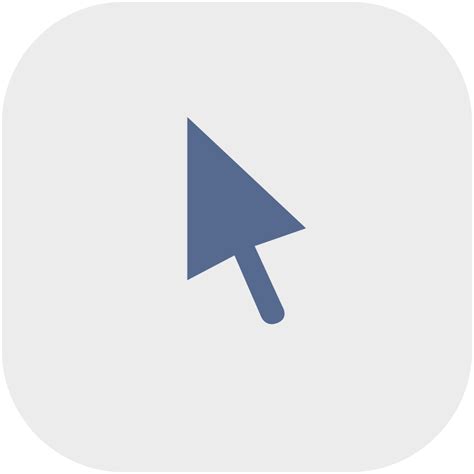 App Cursor Gray Mouse Pointer Icon Download On Iconfinder