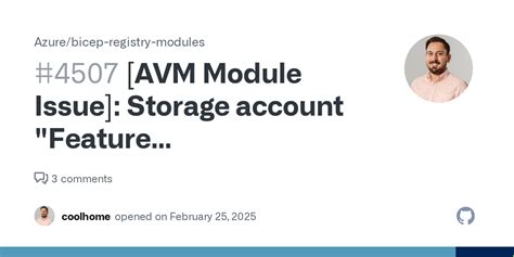 Avm Module Issue Storage Account Feature Minimumtlsversion 13 Is