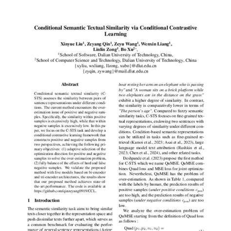 Conditional Semantic Textual Similarity Via Conditional Contrastive