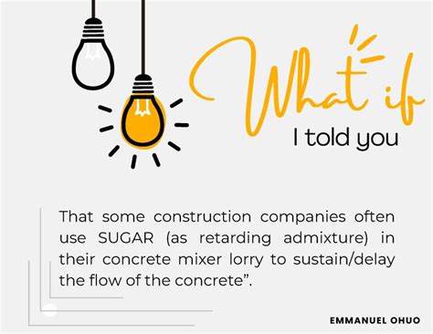 Emmanuel Ohuo On Linkedin Beadvised Didyouknow Concreteindustry