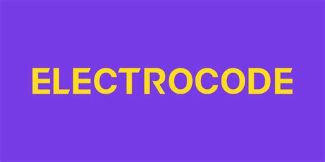 Electrocode Brand Identity Behance