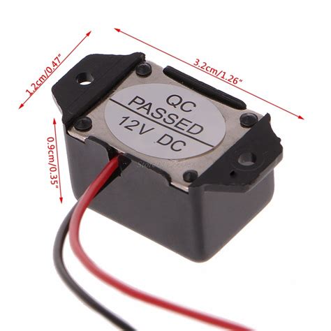 Alarm Buzzer Dc 12v 85db Mini Electronic Alarm Buz Vicedeal
