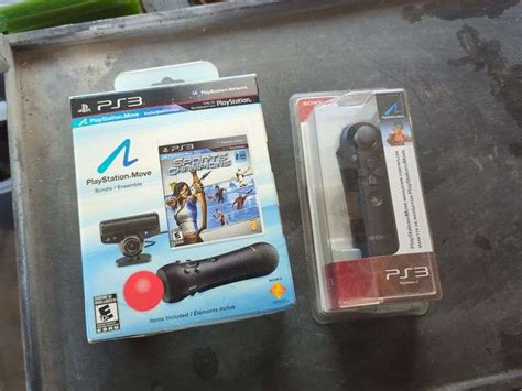 ps3 playstation move bundle and ps3 navigation controller isabell auction