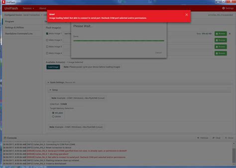 Flashing The Awr1642 Evaluation Module Awr1642boost Sensors Forum