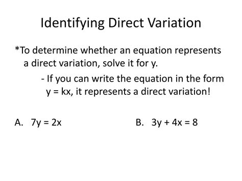 Ppt 5 2 Direct Variation Powerpoint Presentation Free Download Id2463939