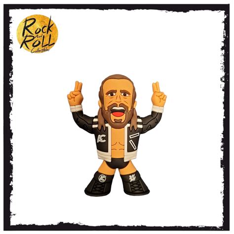 Aew Mini Micro Brawlers Series 1 Adam Cole 1 10 Rock And Roll Collectibles