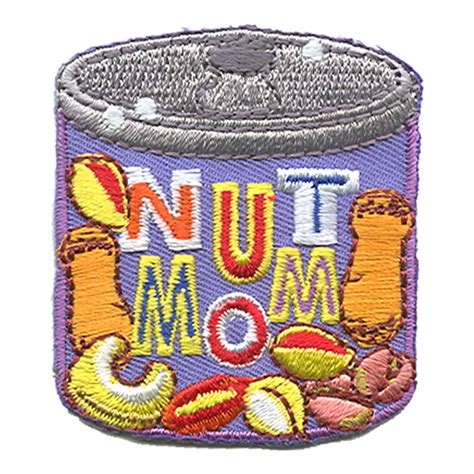 Nut Mom Patch • Advantage Emblem And Screen Printing