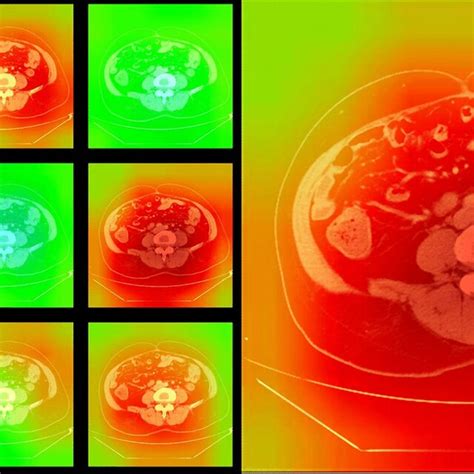 The Heatmap The Heatmaps Highlight That The Region Of Red Color Means