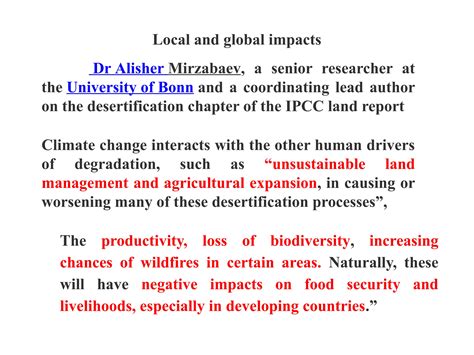 Desertification Definition And Its Effect Pptx